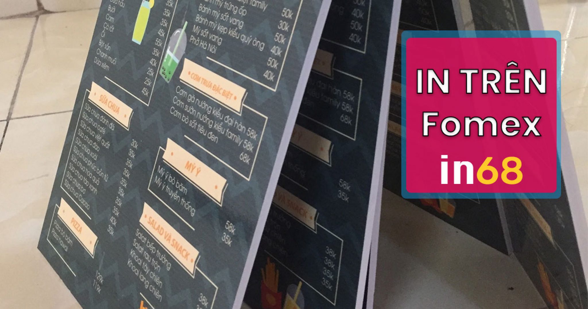 Dịch vụ in fomex